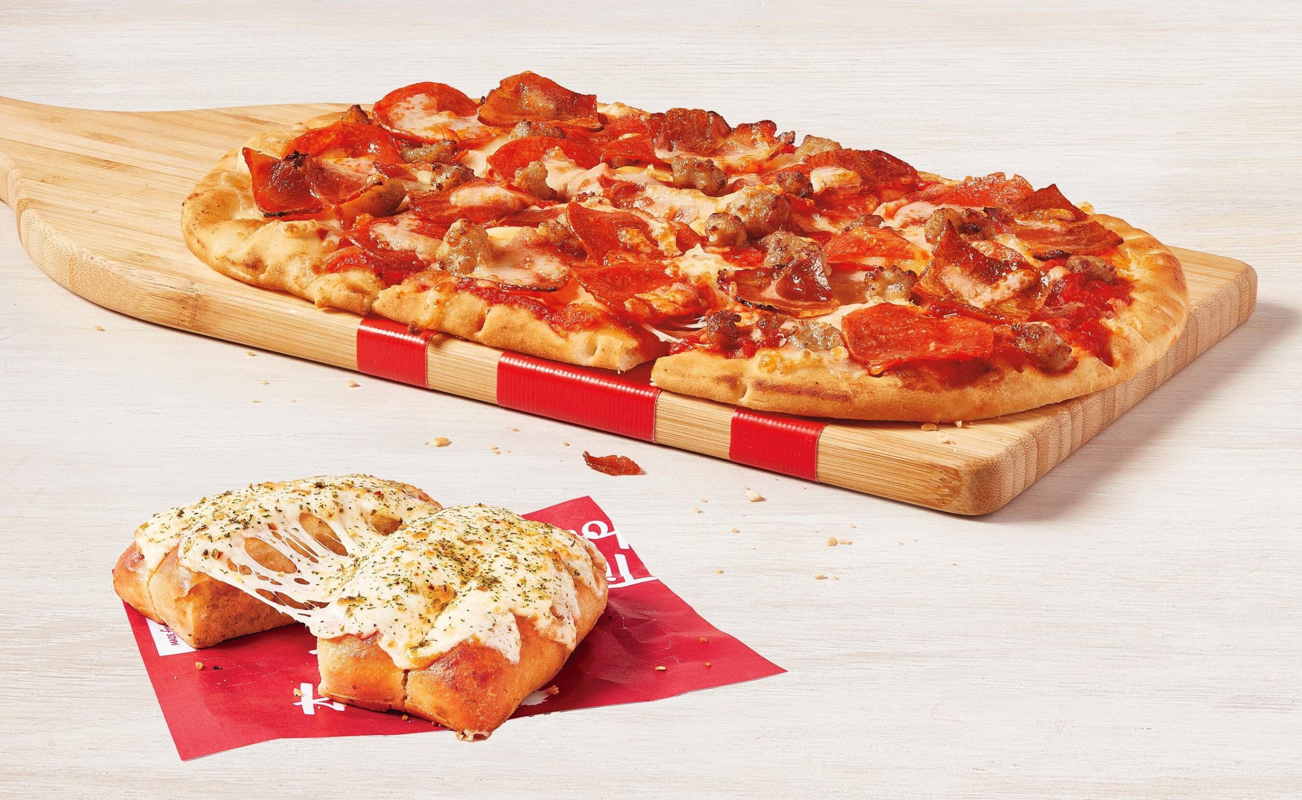 Canadians Score With New Tim Hortons 3 Meat Hat-Trick Flatbread Pizza ...