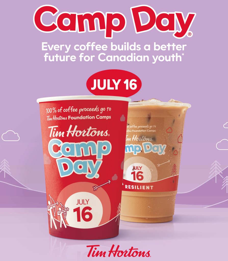 Tim Hortons Camp Day Is Back On July 16 - Muskoka411