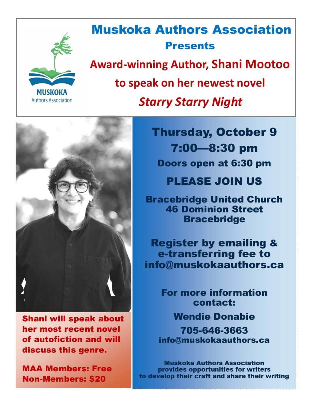 Award-Winning Author Shani Mootoo To Speak At Muskoka Authors ...