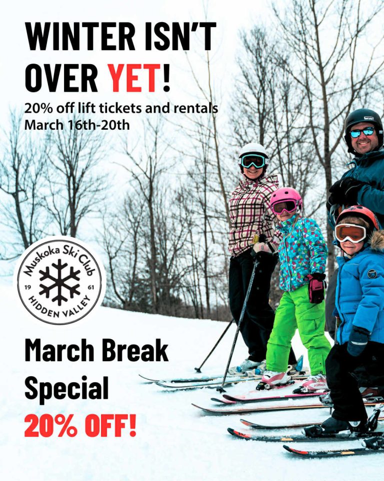 Hidden Valley | Muskoka Ski Club Offers Special March Break Deal ...