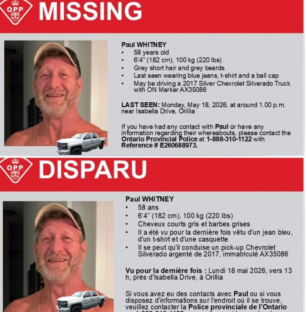 Located - OPP Continue To Search For Missing Person Last Seen In Severn ...