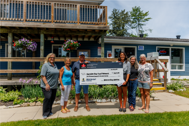 Beacon Bay Marina Raises Over $10,000 for Georgian Bay Food Network
